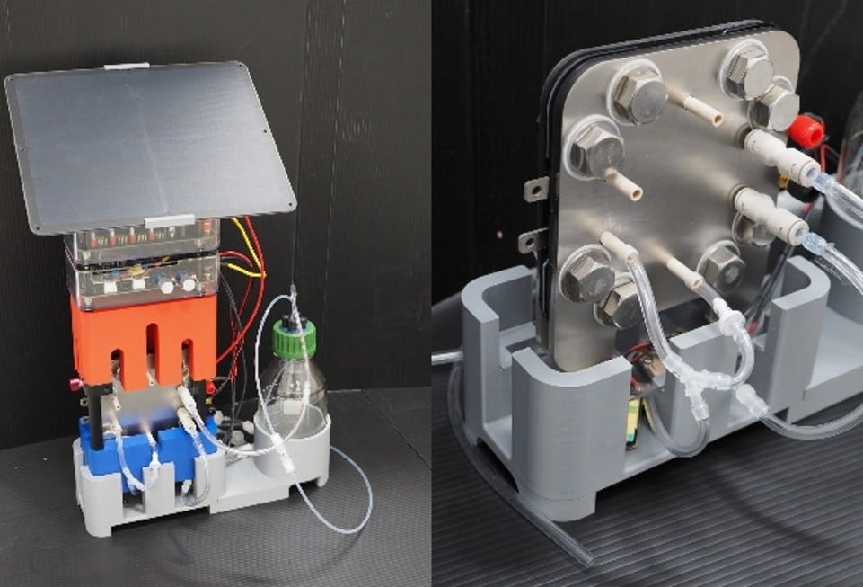 Toward battery-free artificial photosynthesis: Stable fuel production ...